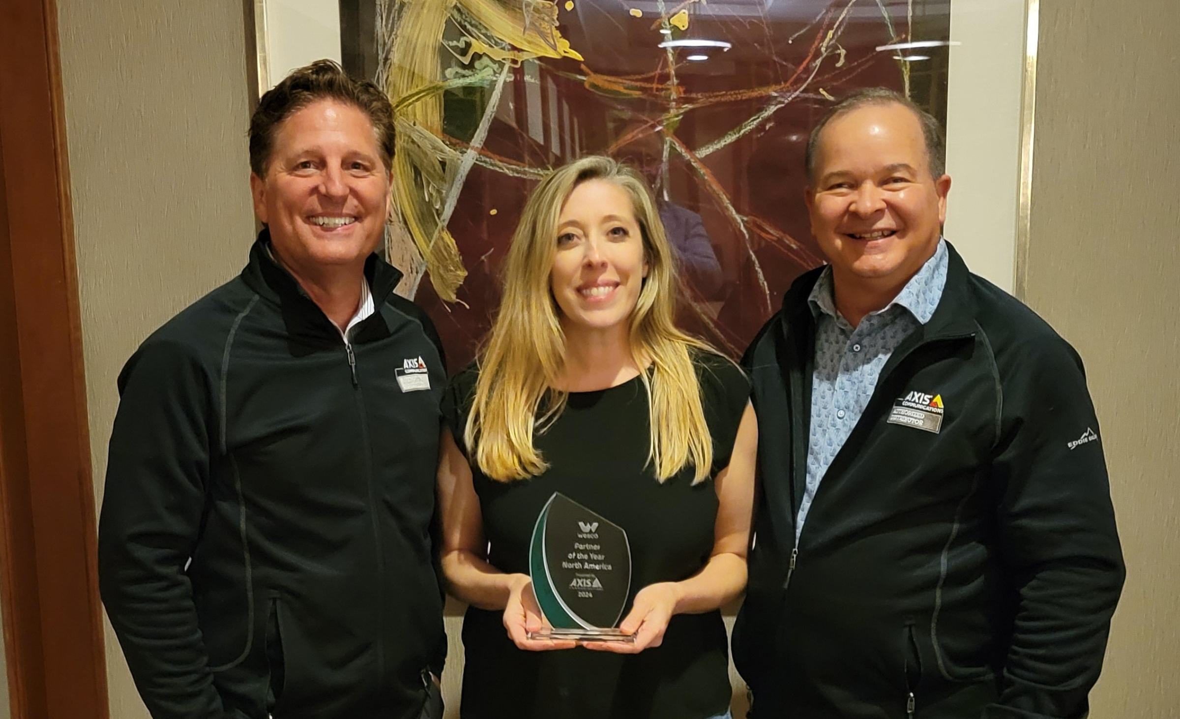 Axis Communications awarded Partner of the Year at Wesco’s 2024 Security Branch and Locking ...